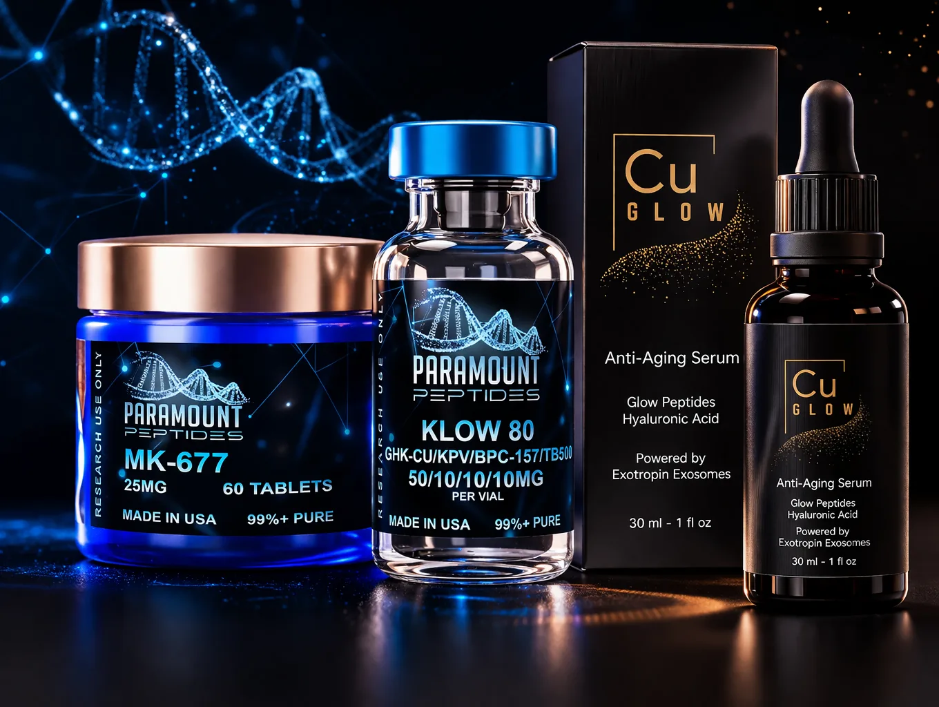 Paramount Peptides | Buy 3rd-Party 99% Tested Peptides USA